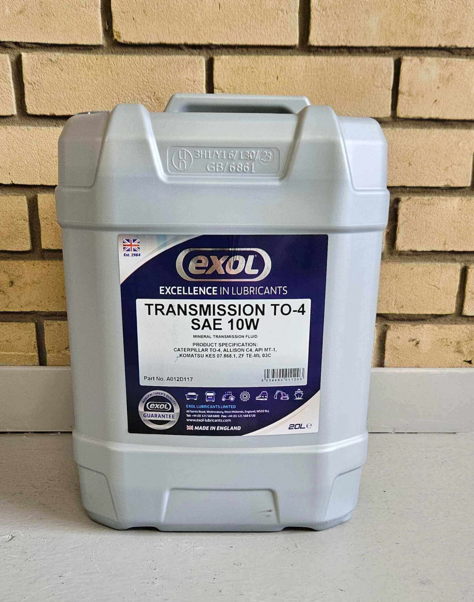 Exol Hydraulic Oil Transmission T-04 SAE 10W/2616028 - PCM Transport ...