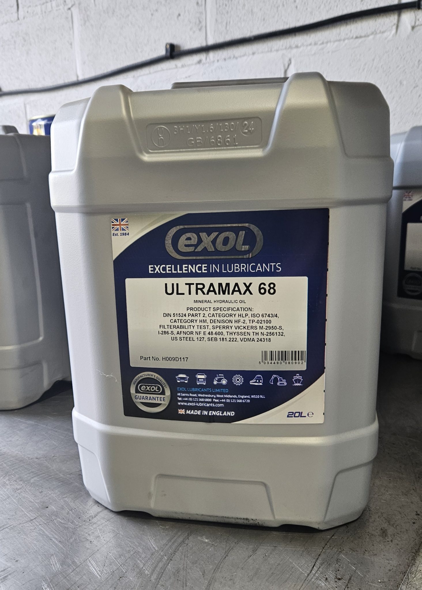 Exol Ultramax/68 H009 - PCM Transport & Handling